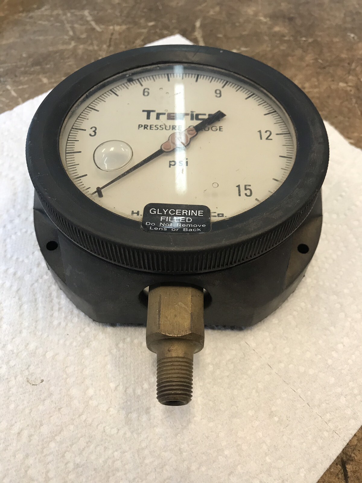 TRERICE 0-100 PSI PRESSURE GAUGE 316SS MODEL NO 450 SS, 46% OFF