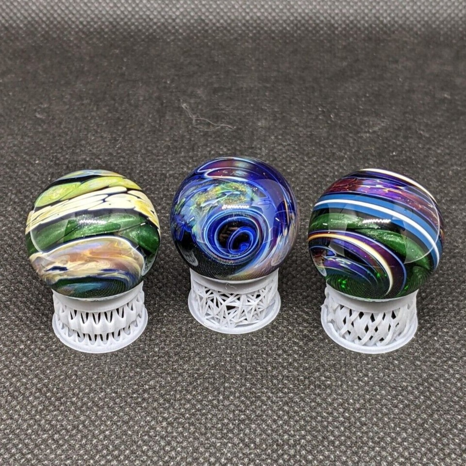1" Beck Glass Mystery Marbles, Lampwork Marbles, Surprise, Random ...