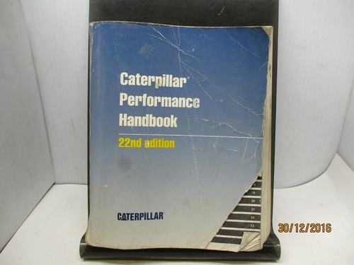 CAT Caterpillar Performance Handbook 22nd Edition | eBay