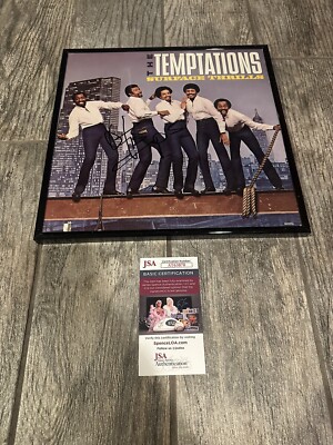 OTIS WILLIAMS SIGNED FRAMED THE TEMPTATIONS RECORD VINYL JSA COA ...