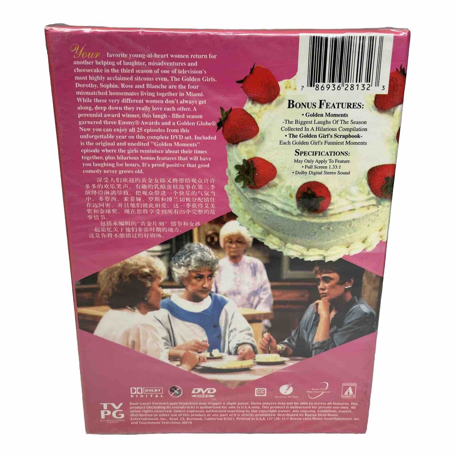 The Golden Girls: the Complete Third Season (DVD) for sale online | eBay