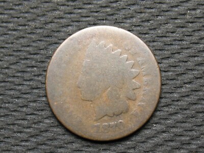 💰 COPPER COIN SALE! GOOD 1870 SEMI-KEY DATE INDIAN HEAD CENT PENNY LOT ...