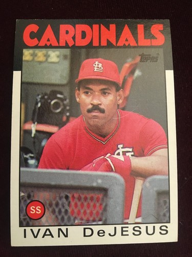 1986 Topps #178 Cardinals Ivan DeJesus Baseball Card | eBay