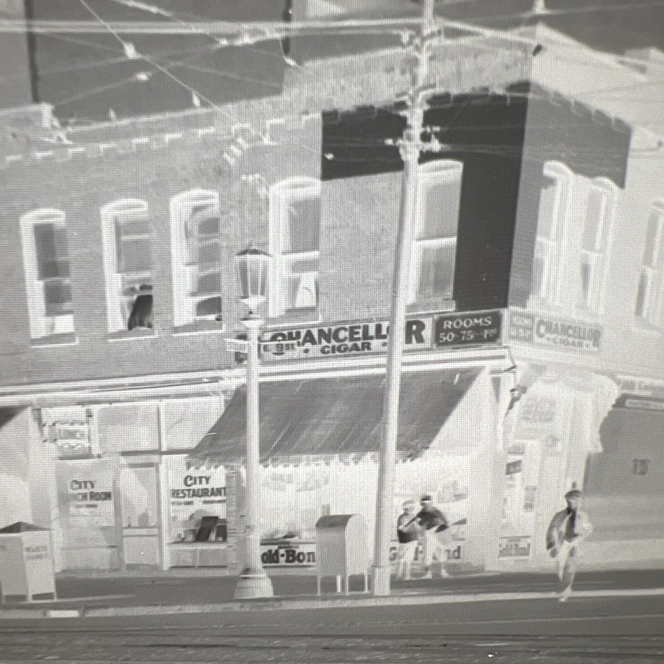 Vintage Negative Photograph Street Professional Photo Cleveland Ohio ...