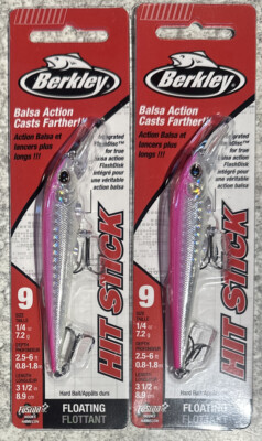 2 Packs Berkley Hit Stick Hot Pink Silver Size 9 | eBay
