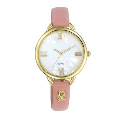 Avon Pink Hope Ribbon Strap Watch | eBay