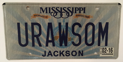 Vanity YOU ARE AWESOME license plate Great Cool Amazing Car Auto Ford ...