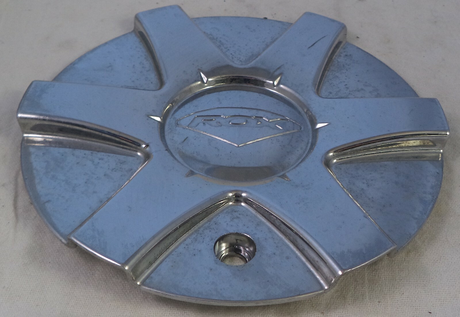 Rox Wheels Chrome Custom Wheel Rim Center Cap#cap537l176 Lg0509-41 for ...