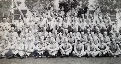 1943 WW2 US Miami Airforce Base Photo PIT B.J. RAAB Large 8x10 Black ...