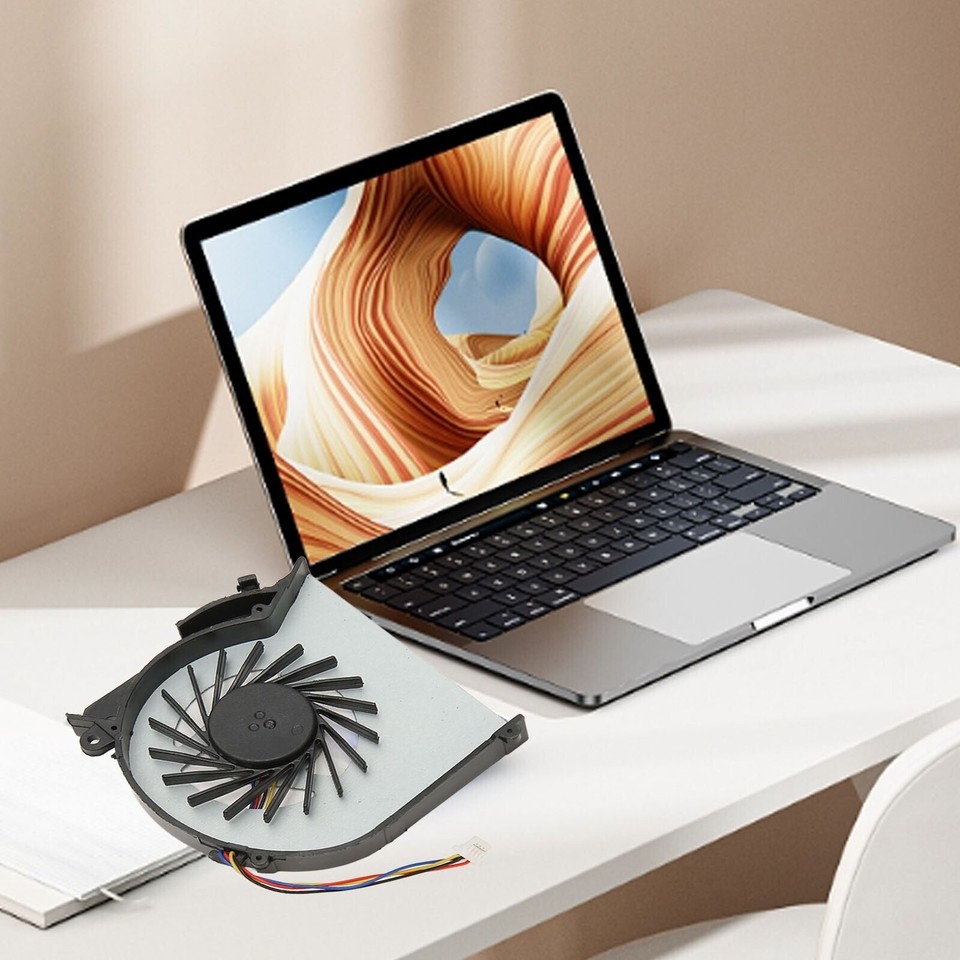 Laptop CPU Cooling Fan 4 Pin Laptop Cooling Fan Replacement CPU GPU ...
