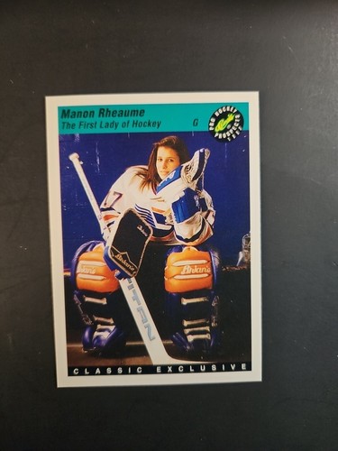 Manon Rheaume 1993 Classics Prospects 1 First Lady Of Hockey (c1) | eBay