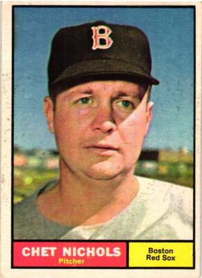 1961 Topps #301 Chet Nichols | eBay