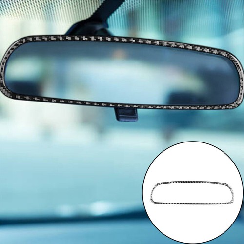 Carbon Fiber Interior Rearview Mirror Frame Cover Trim For Chrysler 300 ...