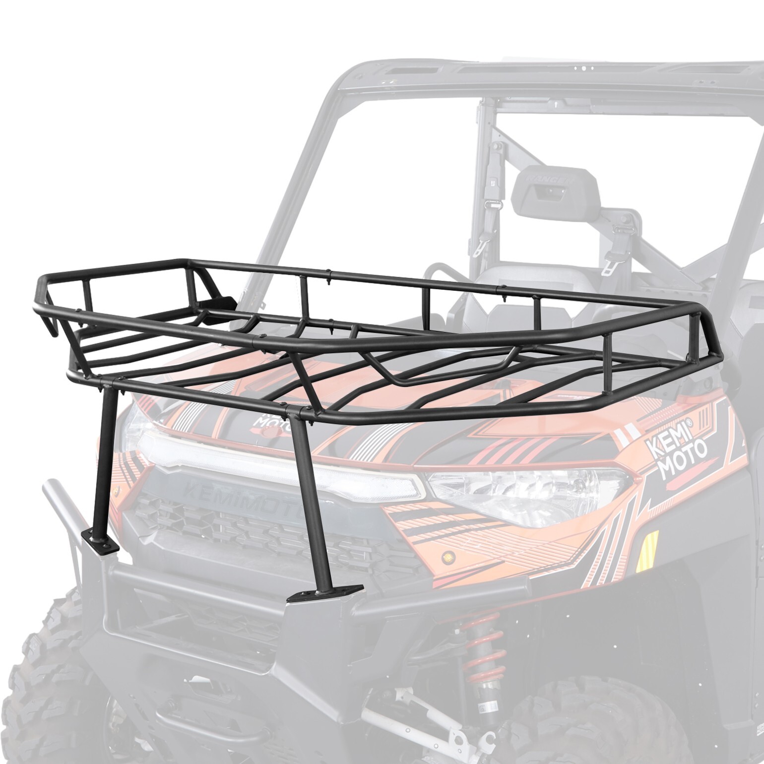Heavy Duty Front Hood Storage Rack For Polaris Ranger XP 1000 Crew 2018 ...