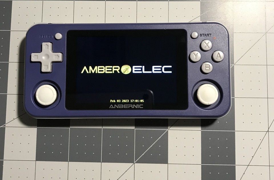 ANBERIC RG351P, 64GB, 300+ GAMES, AMBERELEC OS, **USED. SLIGHT COSMETIC ...