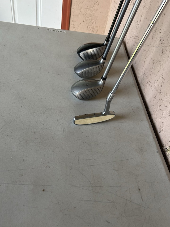 Wilson Fat Shaft Compl Set 3-PW, 1,3,5 Woods, Putter & Stand Bag (13 ...