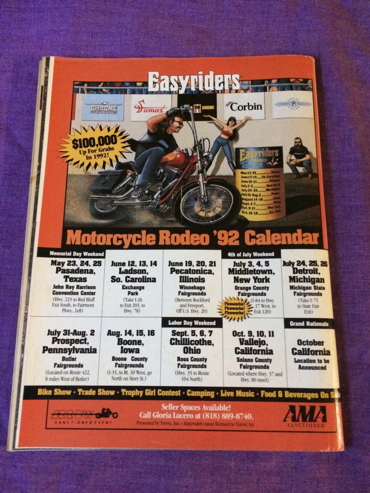 Vintage Easyriders motorcycle magazine issue number 228 June 1992 | eBay