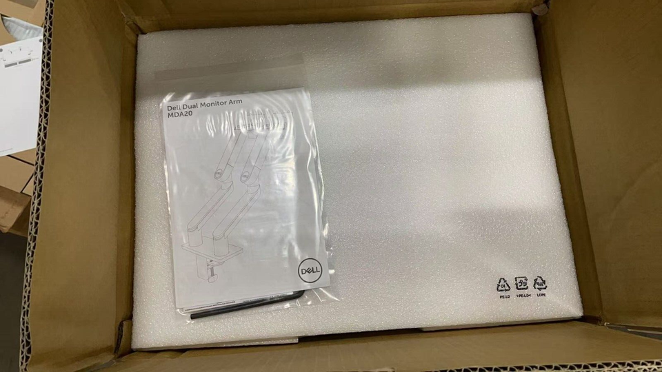 NEW Dell Dual Monitor Arm Stand MDA20 NY0N9 GP1MK | eBay