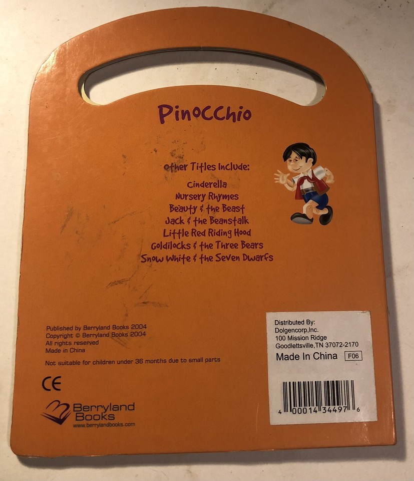 Pinocchio Treasured Tales Cd Book | eBay