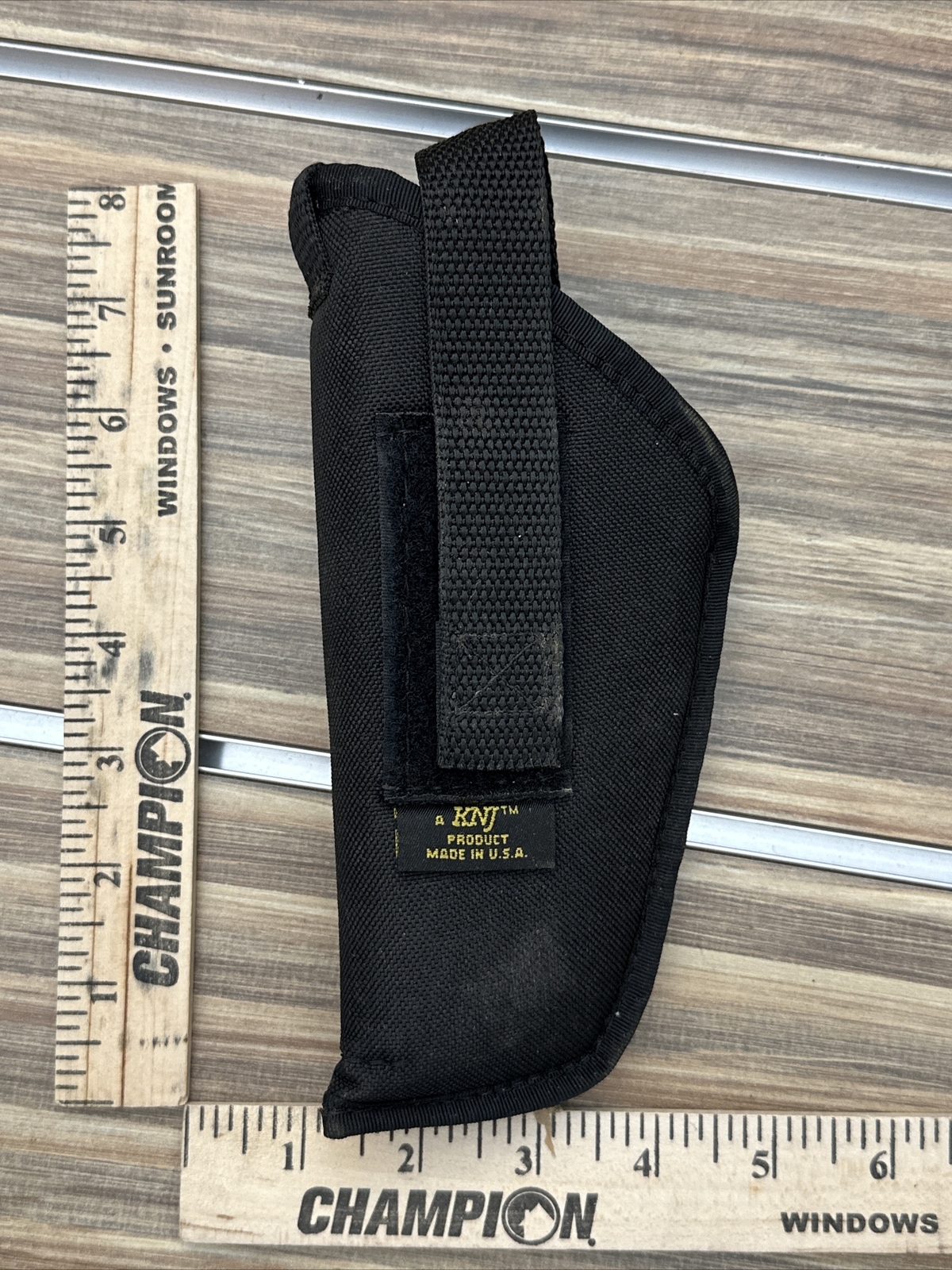 KNJ Holster Nylon w/ Belt Loop + Used Hook/ Loop Strap Firearms Pistol ...