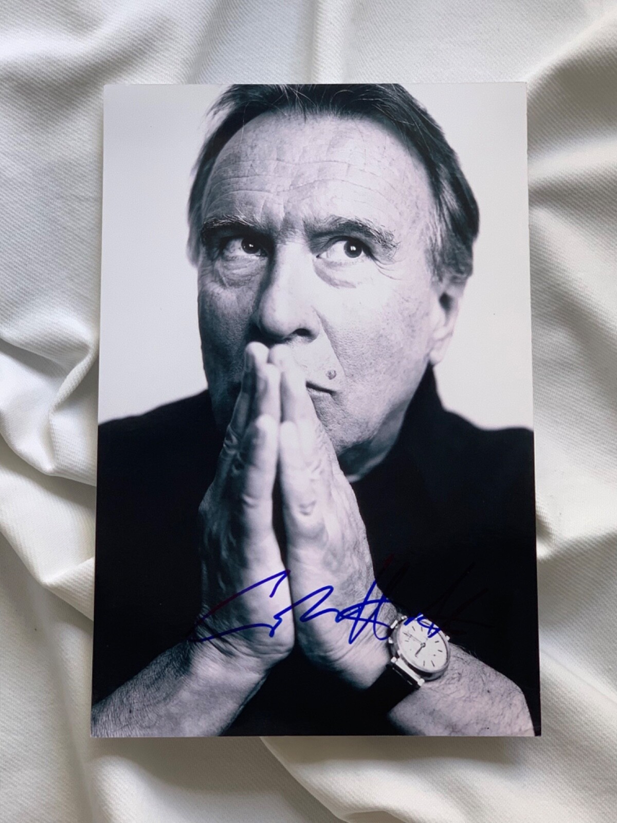 Signed CLAUDIO ABBADO photo RARE original AUTOGRAPH Berlin 2012 ...