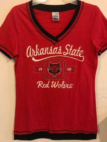 Arkansas State Red Wolves Ladies V-neck Shirt | eBay