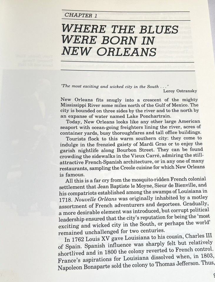 Louis Armstrong Jazz New Orleans Book Mike Pinfold 1987 Life & Times ...