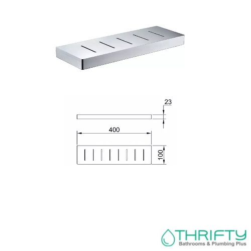 Novelli Whiteley Shower Shelf in Brushed Nickel | eBay Australia