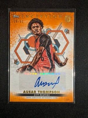 Ausar Thompson 2022-23 Topps Inception OTE Orange Auto 19/50 | eBay