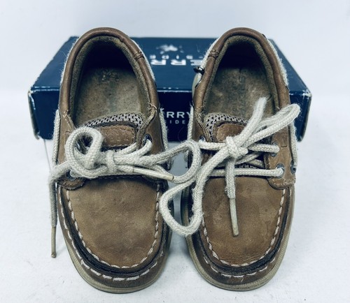 Sperry Top-Sider Intrepid Natural Color - Girls Size 5.5M (Toddler ...