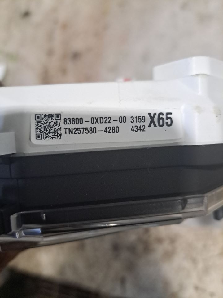 2020 Camry Speedometer Head/Instrument Cluster Sku#4329271 | eBay