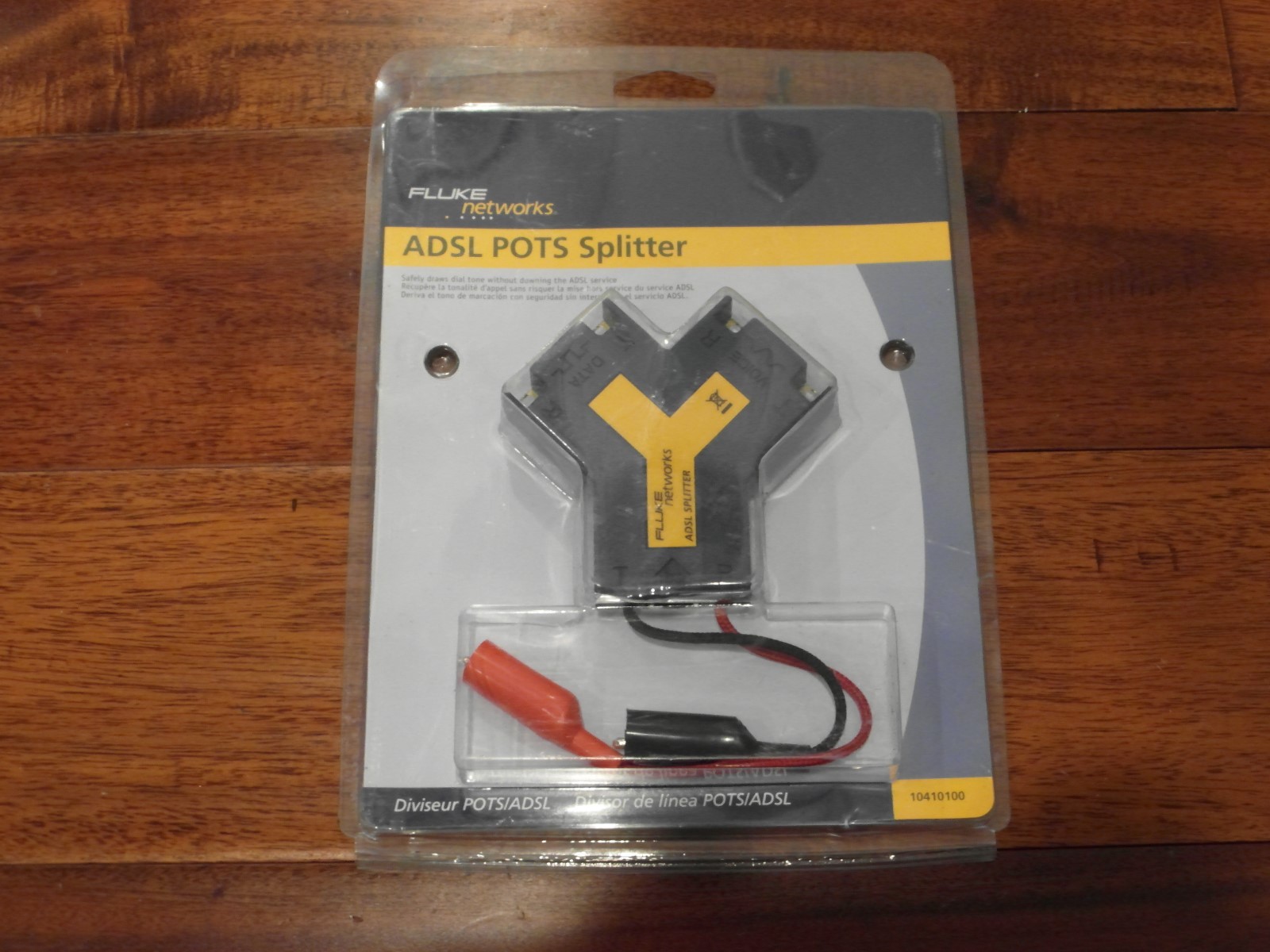 Fluke Networks 10410100 ADSL Pots Splitter With Alligator Cord for sale ...