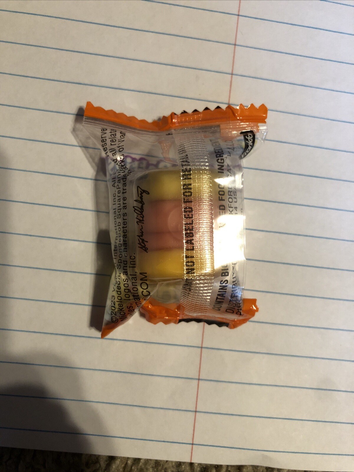 unopened Defect krabby patty gummy | eBay