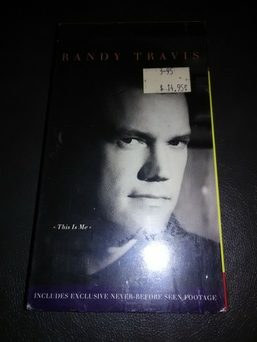 RANDY TRAVIS NEW! VHS, THIS IS ME, LIVE VIDEO COUNTRY,RARE!CMT TV ...