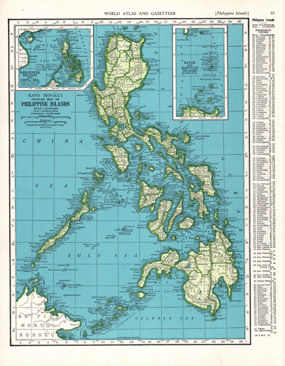 Philippine Archipelago Map