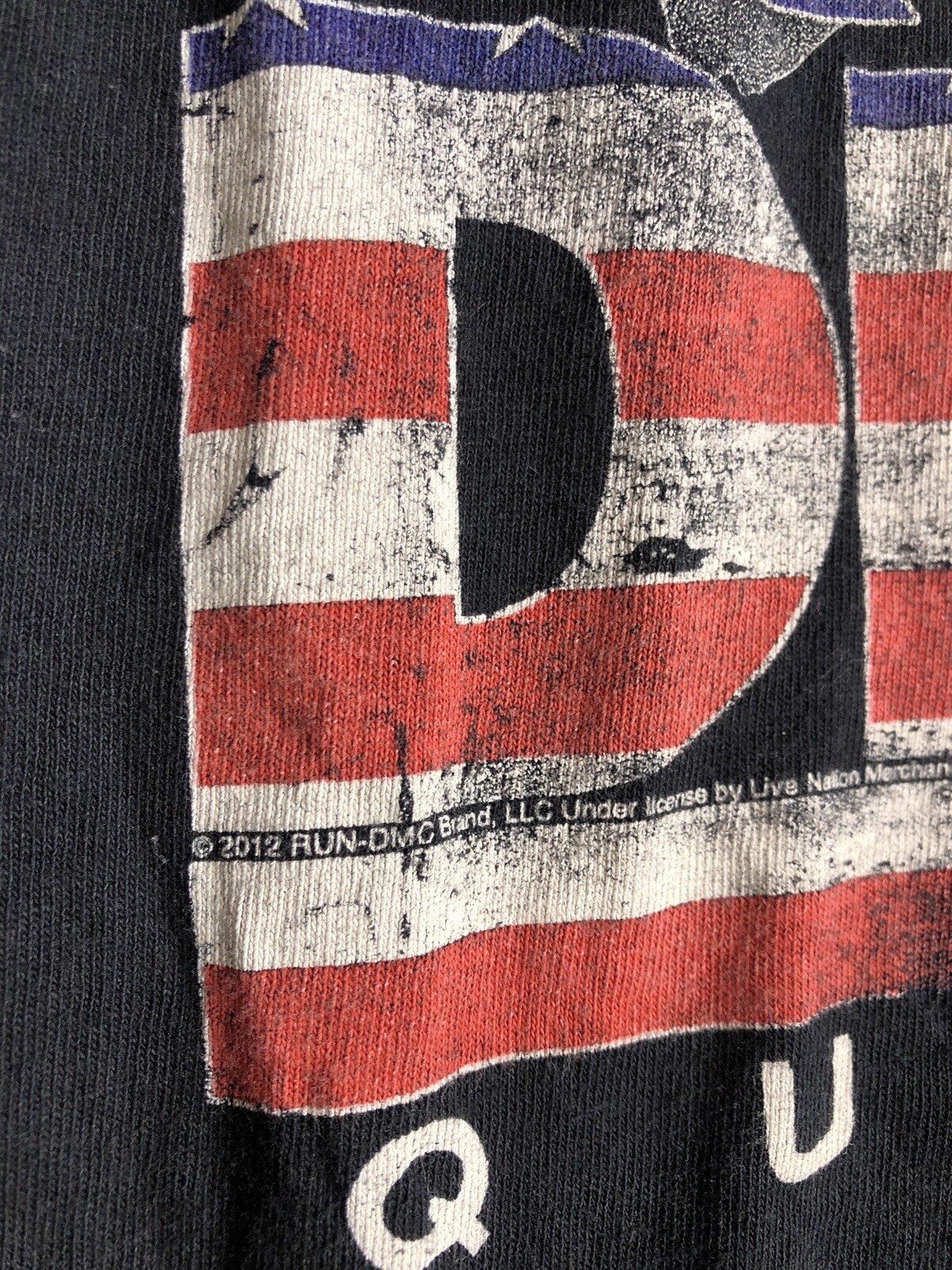 Run DMC Hollis Queens NY American Flag Anvil Graphic … - Gem