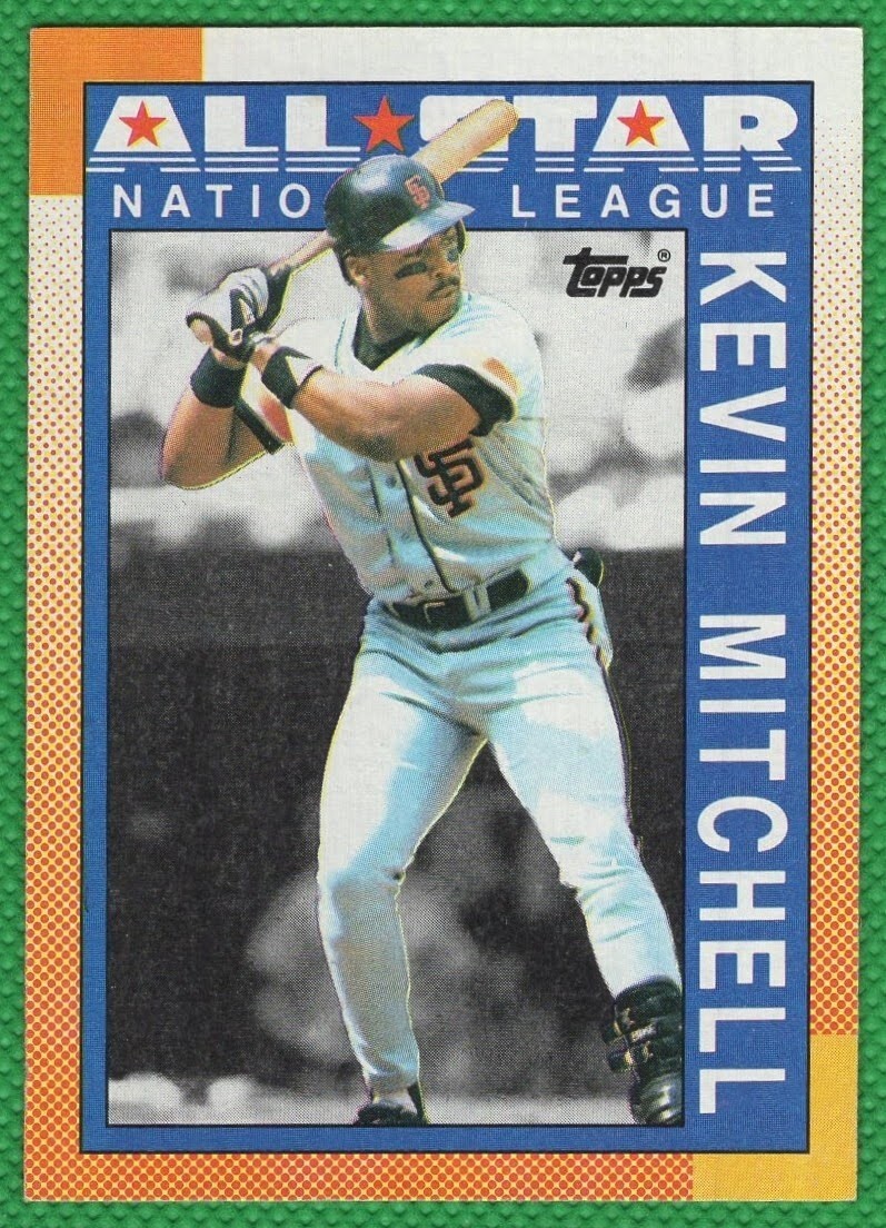 Kevin Mitchell - 1990 Topps #401 - San Francisco Giants Baseball Card ...
