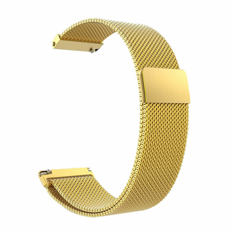 20mm 22mm 23mm Mesh Magnetic Milanese Loop Bracelet Watch Band Strap | eBay