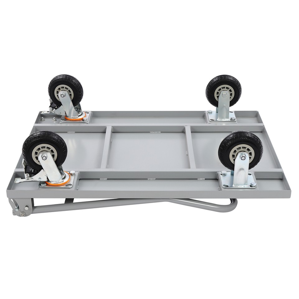 Foldable Cart Dolly 2000LBS Moving Platform Hand Truck Heavy Duty Flat ...