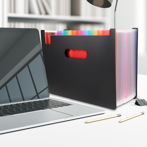 Rainbow Accordion Bag Folder Organizer for Desk Office Product File ...
