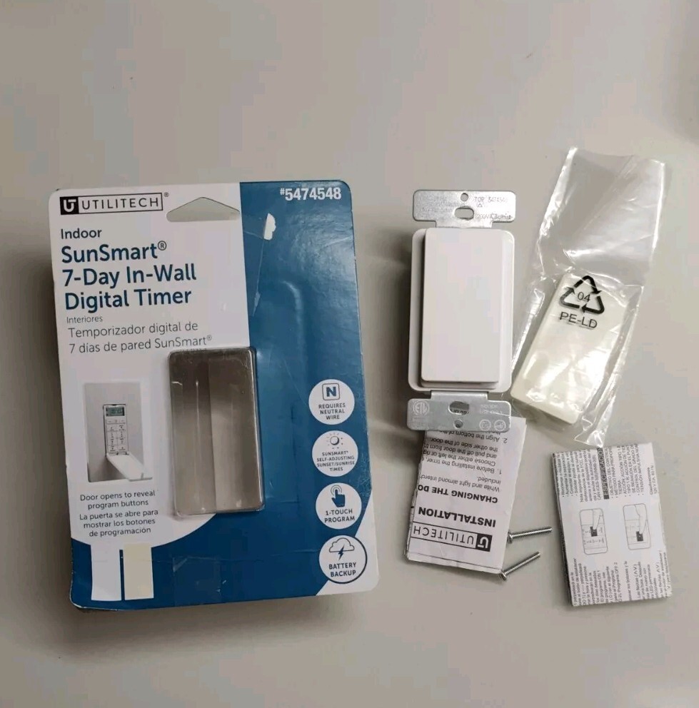 In Wall Electric Timers TORK 16 Amps 120/277 Volt Timers In Wall