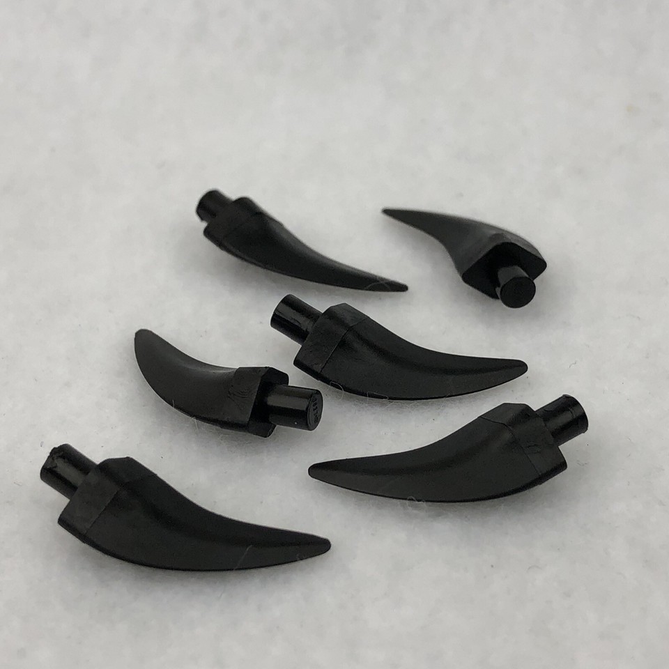 LEGO 87747 Black Barb / Claw / Horn / Tooth - Medium (x6) | eBay