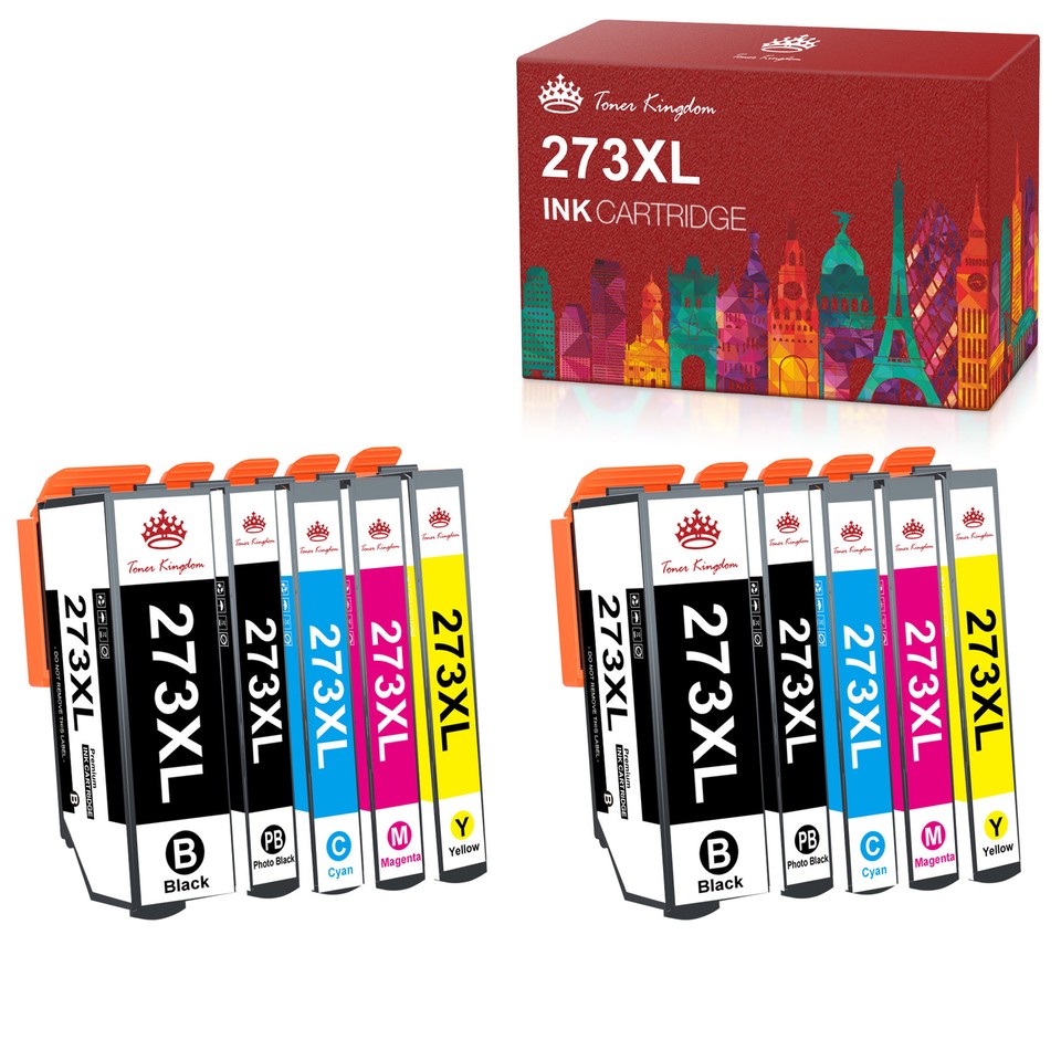 273XL T273XL BLACK COLOR HY Ink Cartridge for EPSON Expression XP-520 ...