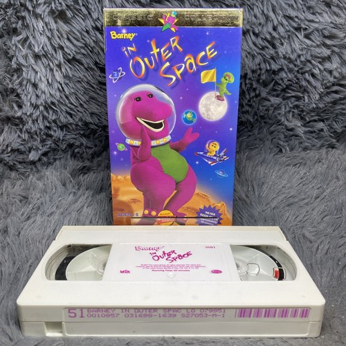 Barney in Outer Space VHS Tape 1998 Classic Collection Lyrik Studio ...