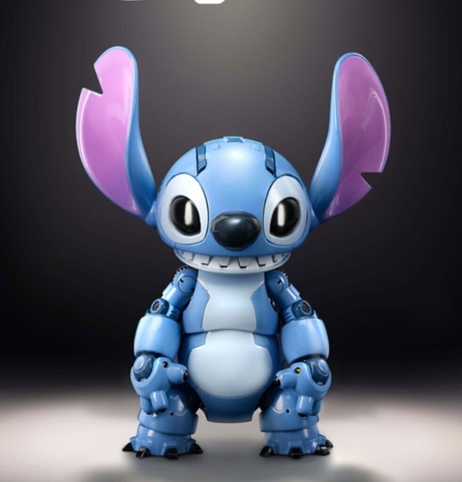 Disney BLITZWAY CARBOTIX Stitch 6" Movable Painted Robot Figure | eBay
