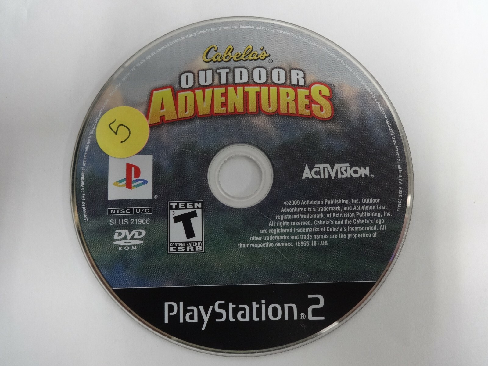 Cabela's Outdoor Adventures Sony Playstation 2 PS2 Game Disc Only Free ...