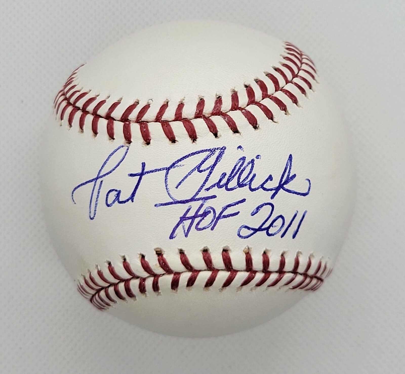 PAT GILLICK AUTOGRAPH SIGNED RAWLINGS BASEBALL ROMLB PHILLIES MARINERS ...