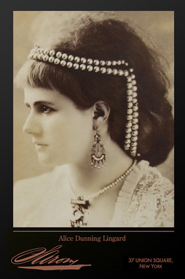 ALICE DUNNING LINGARD By Napoleon Sarony Vintage Photograph A++ RP ...