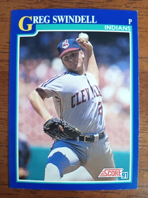 GREG SWINDELL CLEVELAND INDIANS 1991 SCORE BASEBALL #110 | eBay