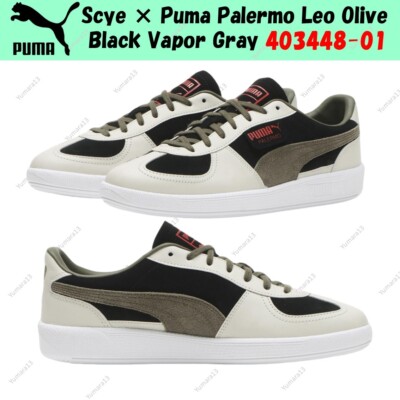 Scye × Puma Palermo Leo Olive Black Vapor Gray 403448-01 Men's Size | eBay
